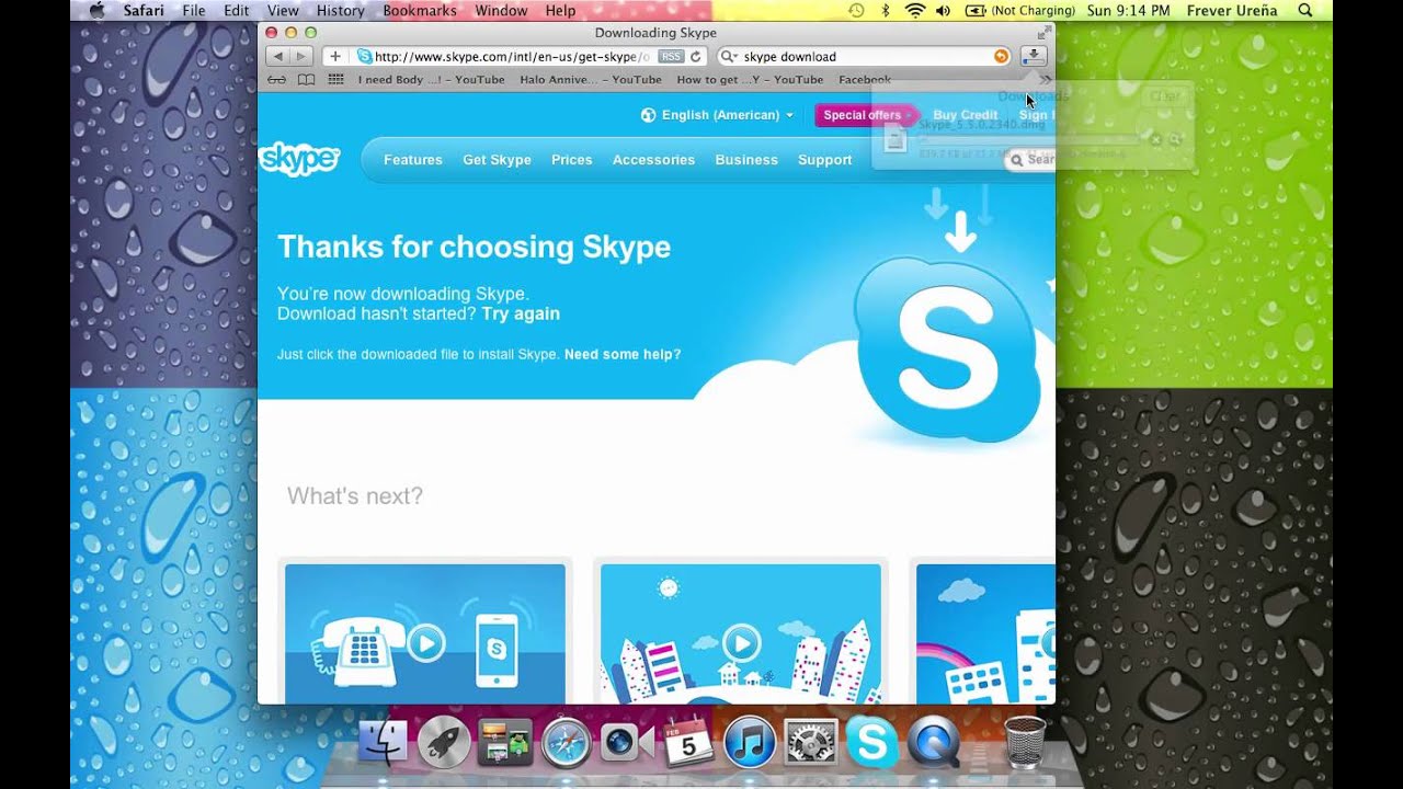 how to download Skype for mac osx - YouTube