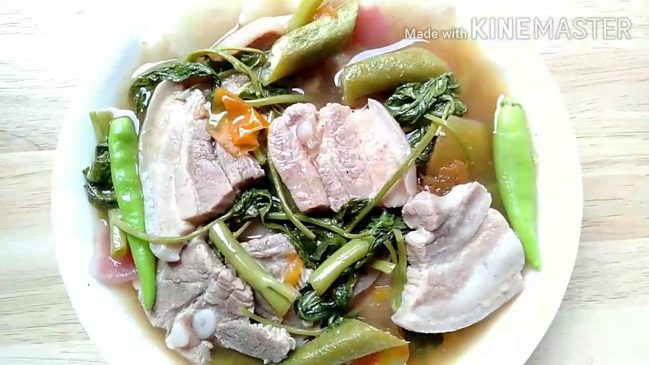 How to cook Sinigang na Liempo🥘#sinigang recipe - YouTube