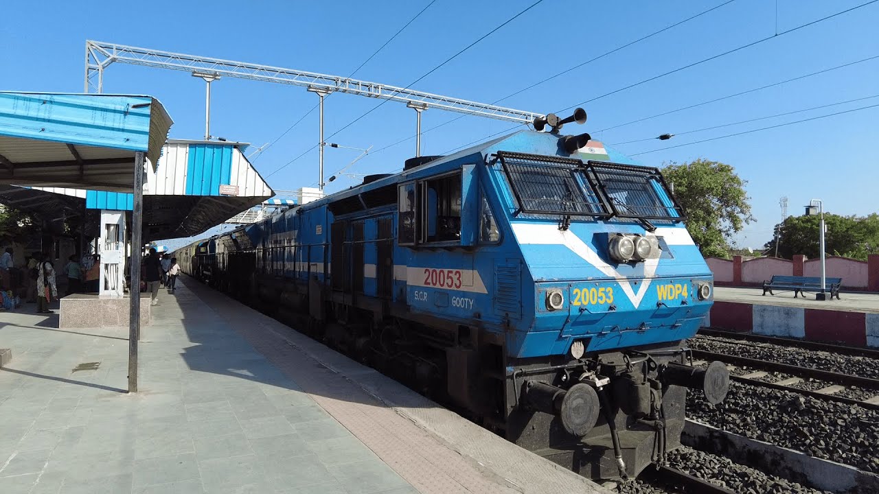 16734 Okha - Rameswaram Weekly Express | Dwarka to Ahmedabad Train Vlog ...