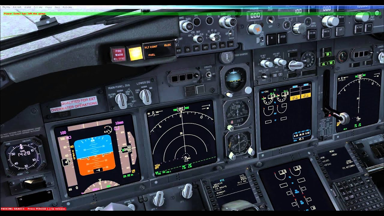 TCAS How to in the 737NGX - YouTube