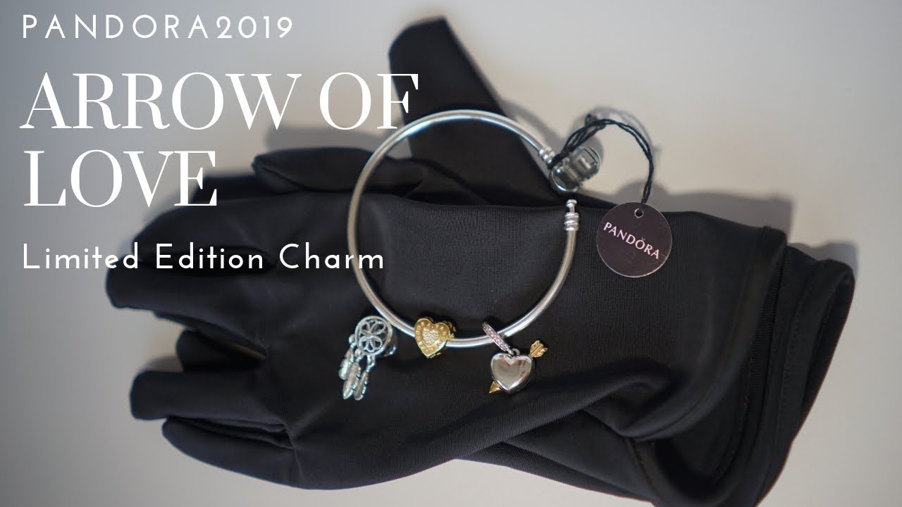 2019 PANDORA Limited Edition Arrow of Love Dangling Charm - YouTube