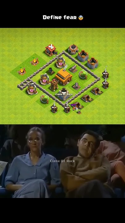 Define fear 😨 - clash of clans - YouTube