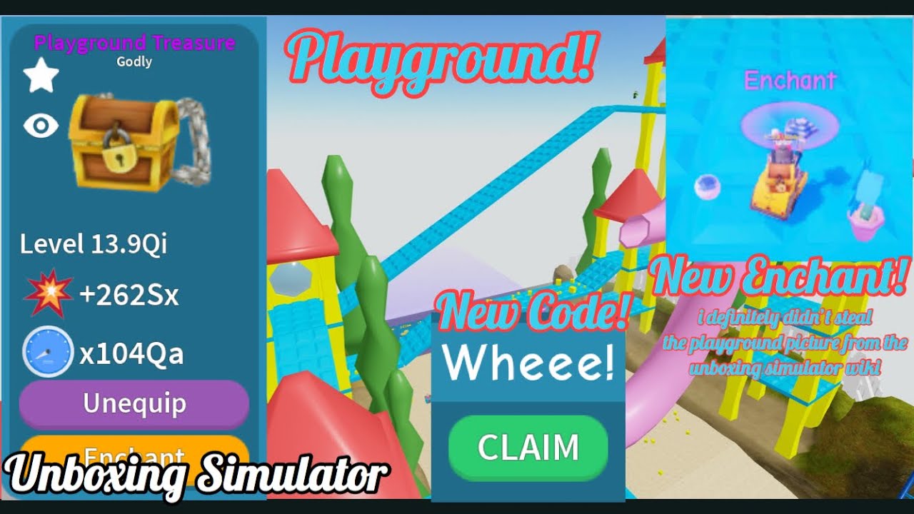 Playground! Roblox: Unboxing Simulator - YouTube
