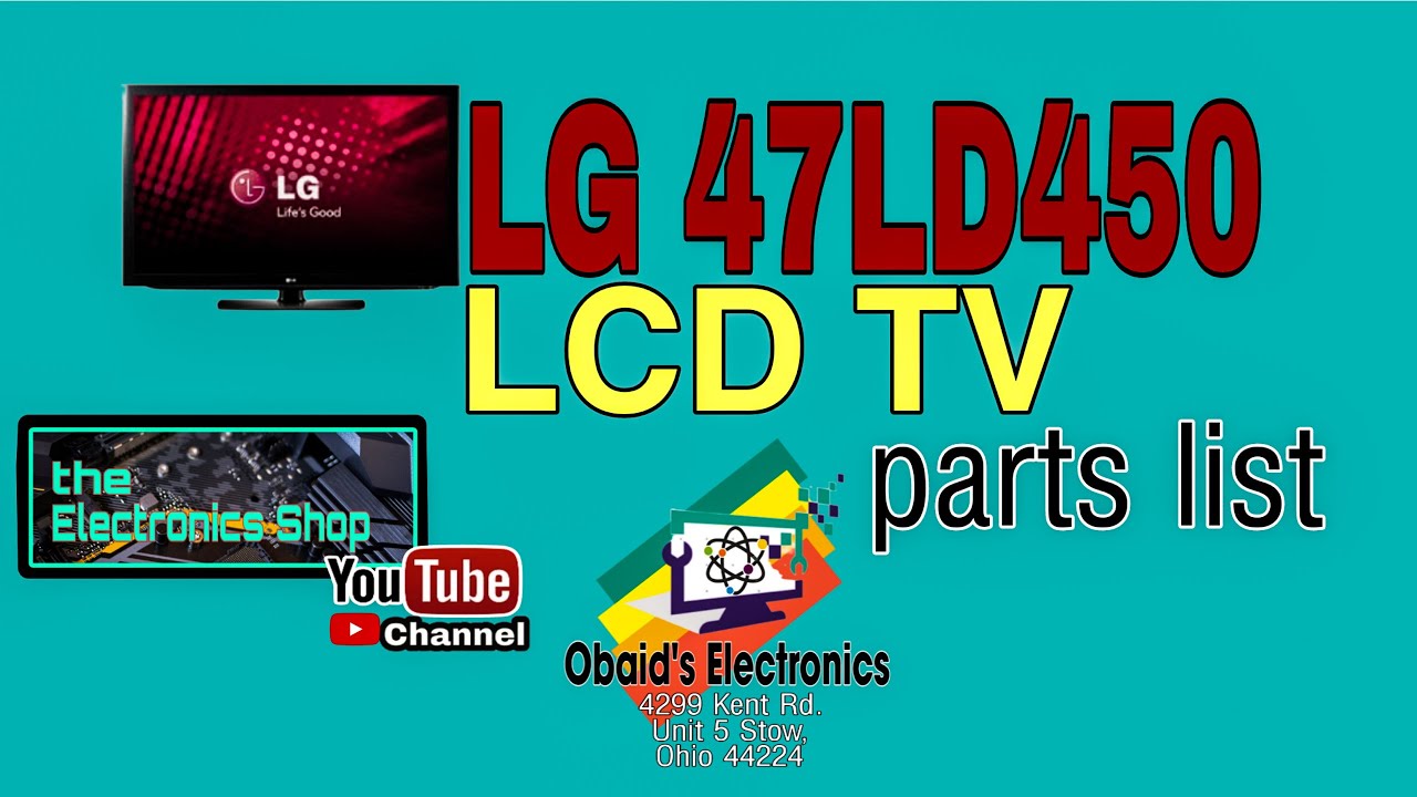 LG 47LD450-UA.AUSWLVR LCD TV - The Electronics Shop - TV and ...