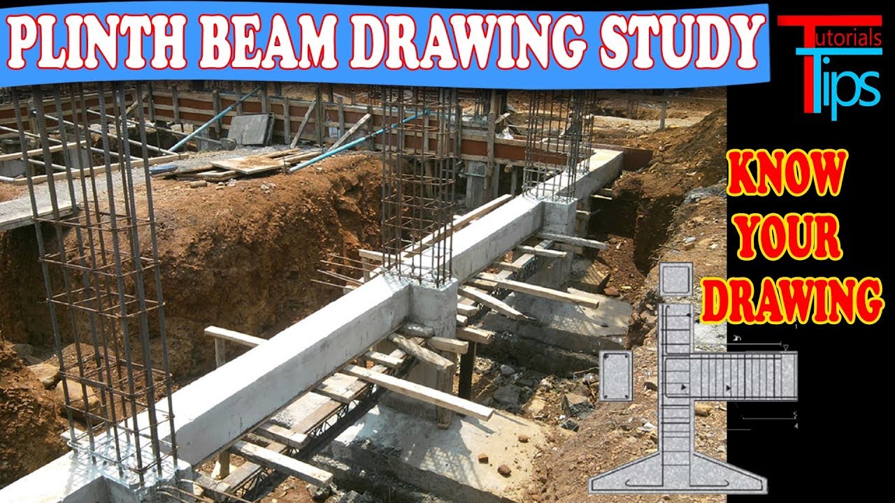 How to read plinth beam drawing at Site?? Hindi - YouTube