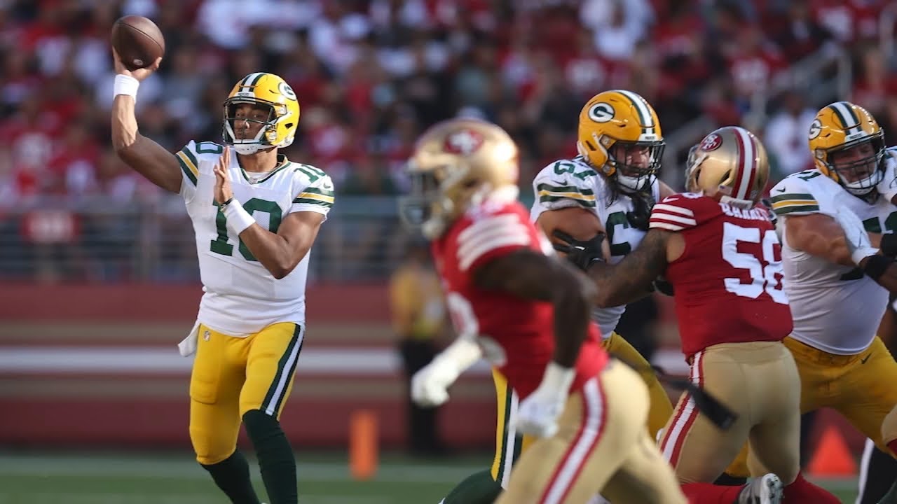 49ers, Packers square off for NFL record 10th time in playoffs - YouTube