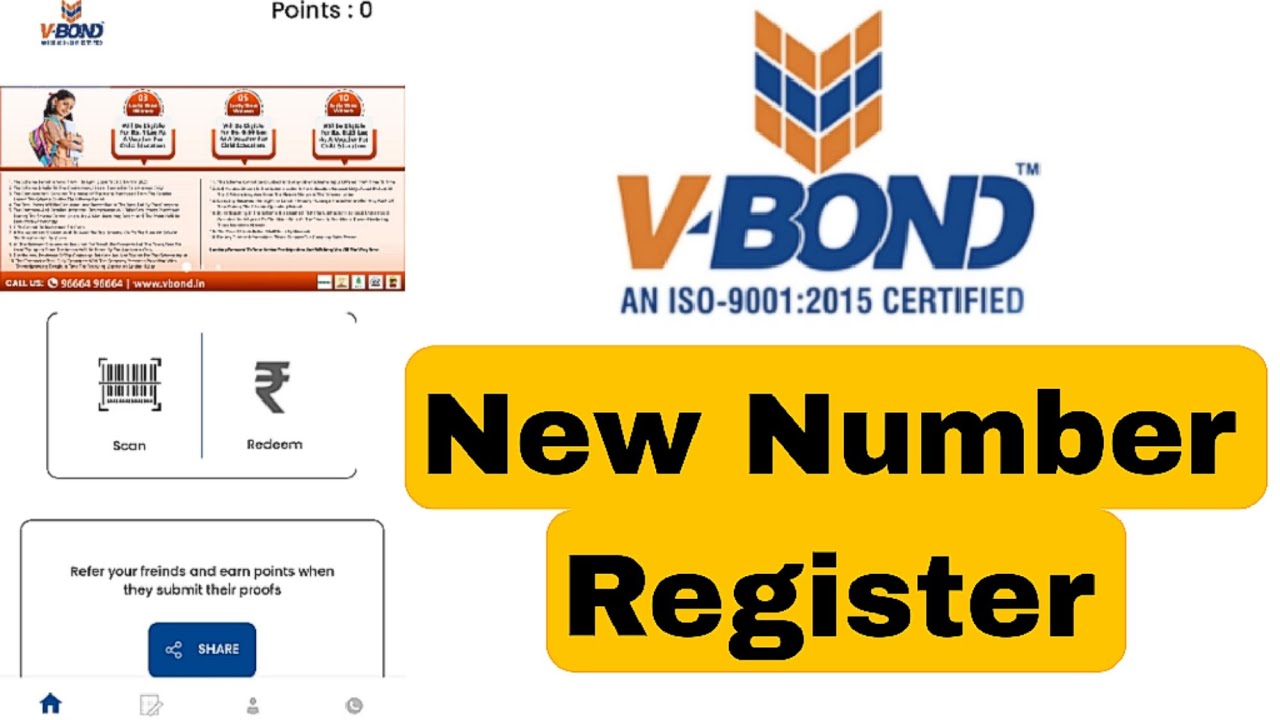 V bond Partner App main Apna Number Register Kaise Kare || How to token ...
