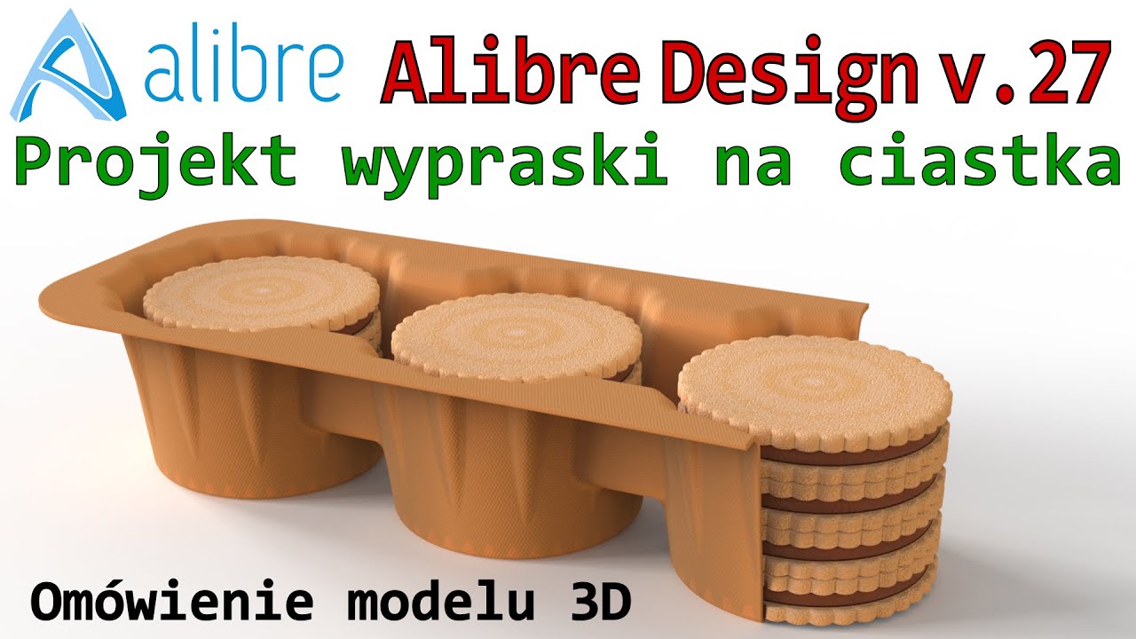 [393] Alibre Design - wypraska na ciastka - sposób na skuteczny i ...