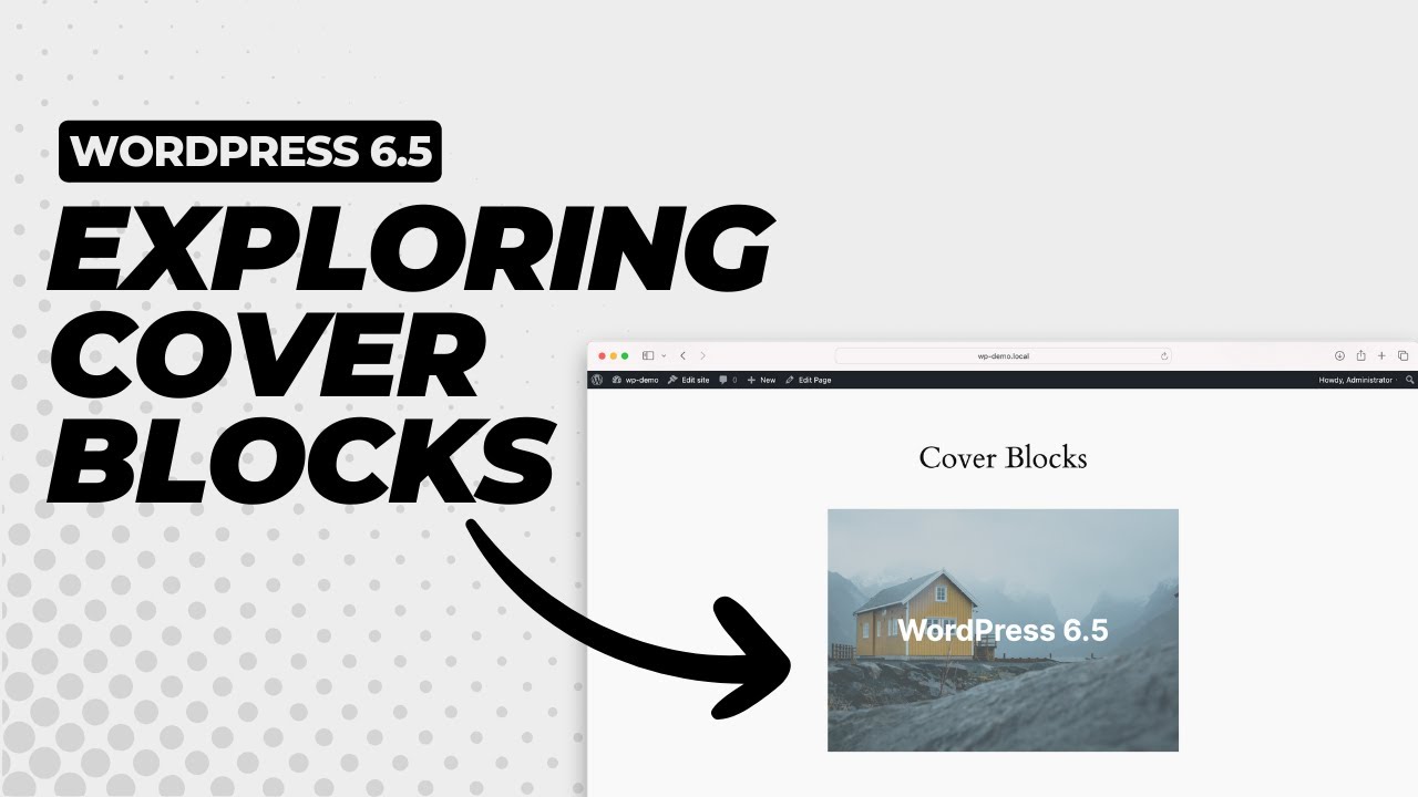 Exploring New Cover Block Features | WordPress 6.5 - YouTube