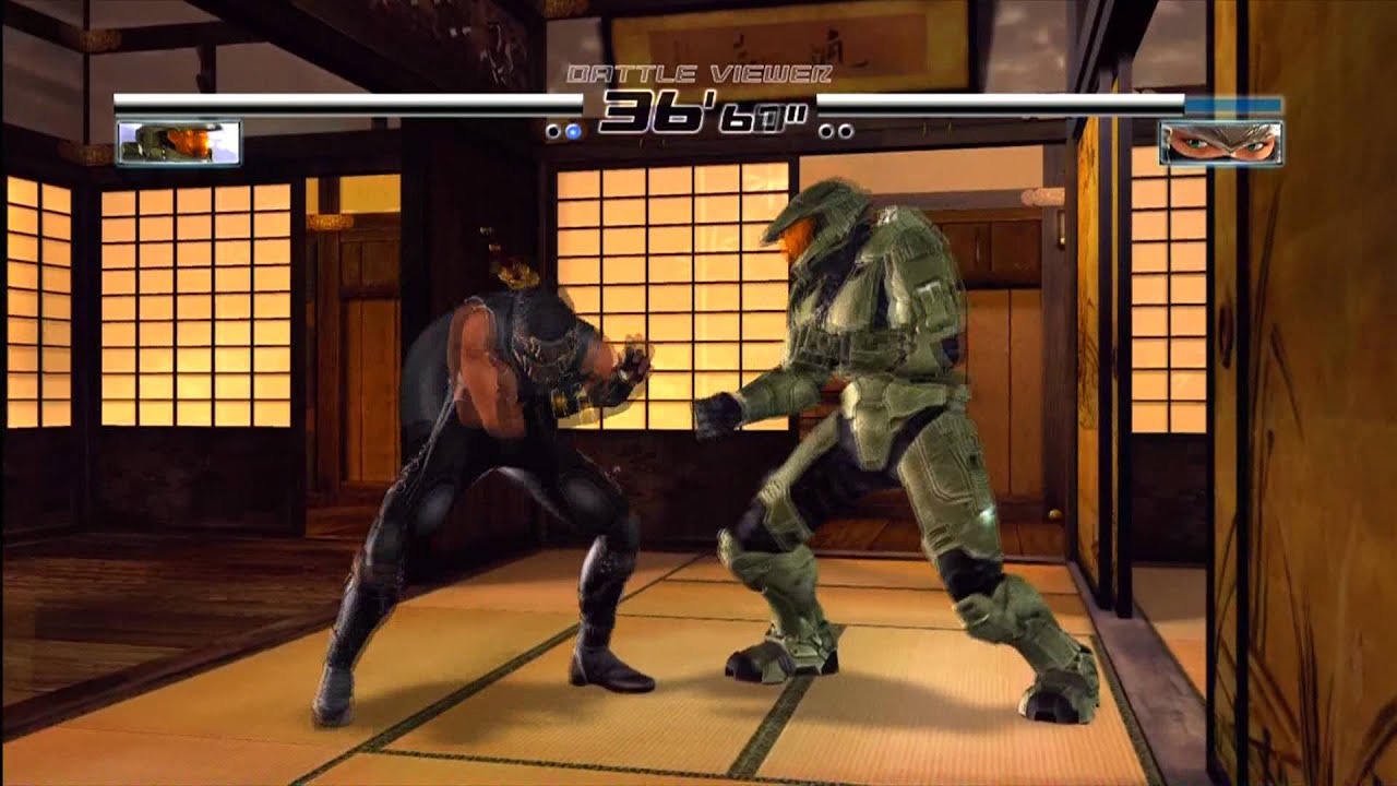 Dead or Alive 4 Spartan(Halo) Vs. Ninja 1080p - YouTube