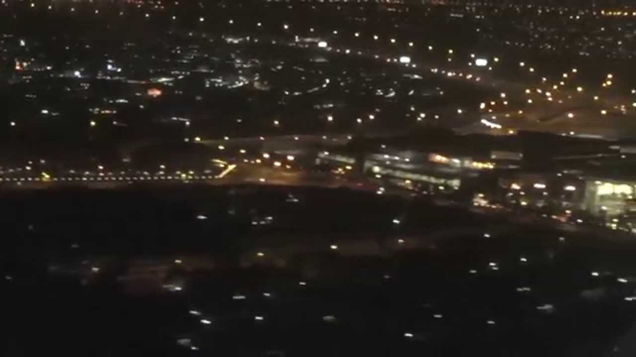 Emirates A380 Landing at DXB at night Flight EK018 - YouTube