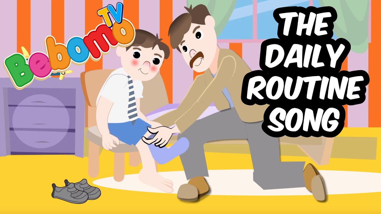 Kids Daily Routine Song - Fun Nursery Rhymes & Kids Songs - Bebomo TV ...