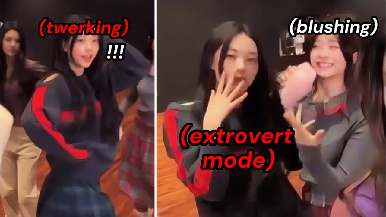 Haerin being an EXTREME EXTROVERT during NewJeans’ New Year LIVE ...