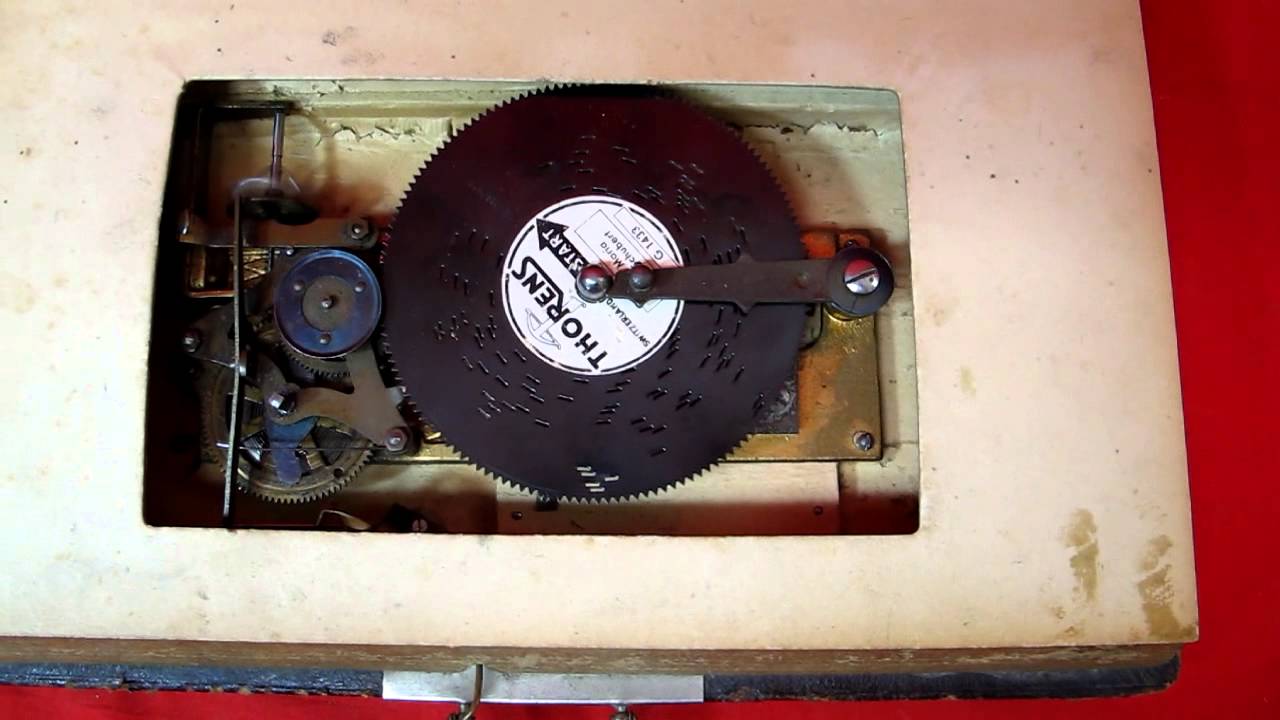 VERY RARE Victorian Era Photo Album Disc Music Box w/11 Discs - YouTube