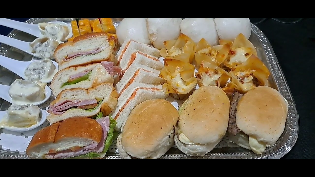 my catering buffet and food prepared all pass around food menu of ...