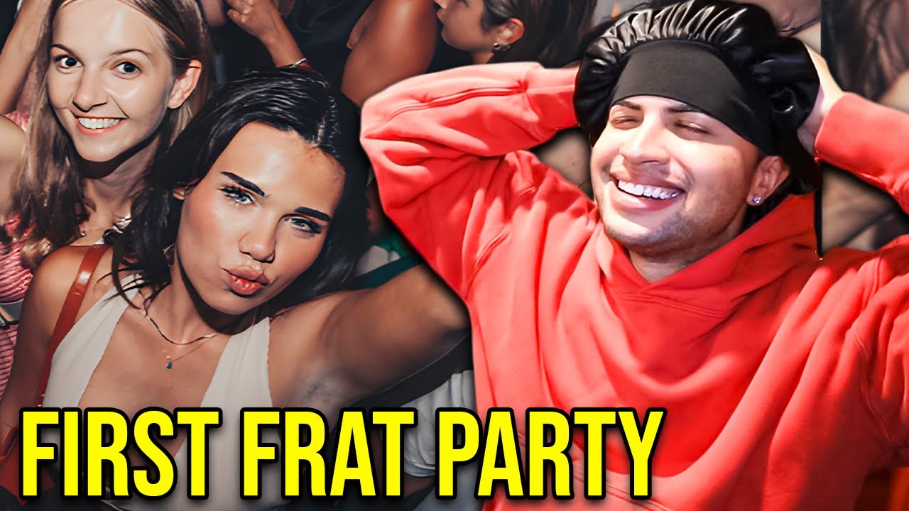 My CRAZY First Frat Party Story - YouTube