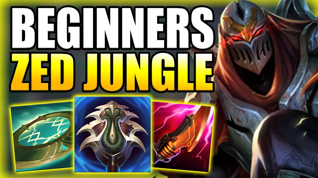 HOW TO PLAY ZED JUNGLE & EASILY CARRY GAMES FOR BEGINNERS IN S14 ...