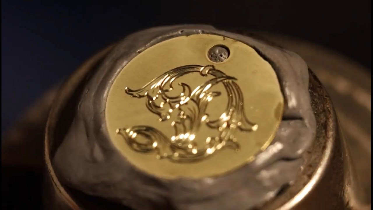 Hand Engraving Leaf Script Letter D - YouTube