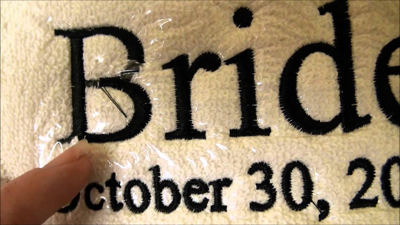 Embroidering on Pile Fabrics - YouTube