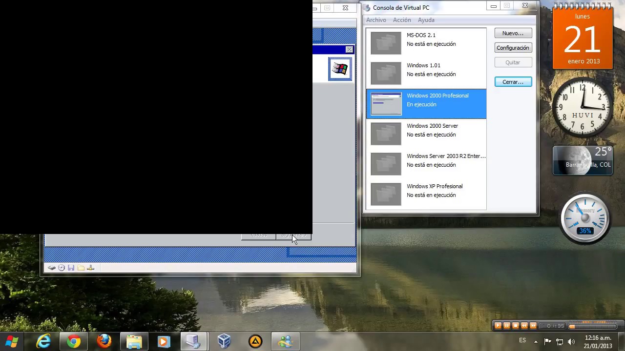 HUVI RETRO: Instalación de Windows 2000 Profesional - VirtualPC - YouTube