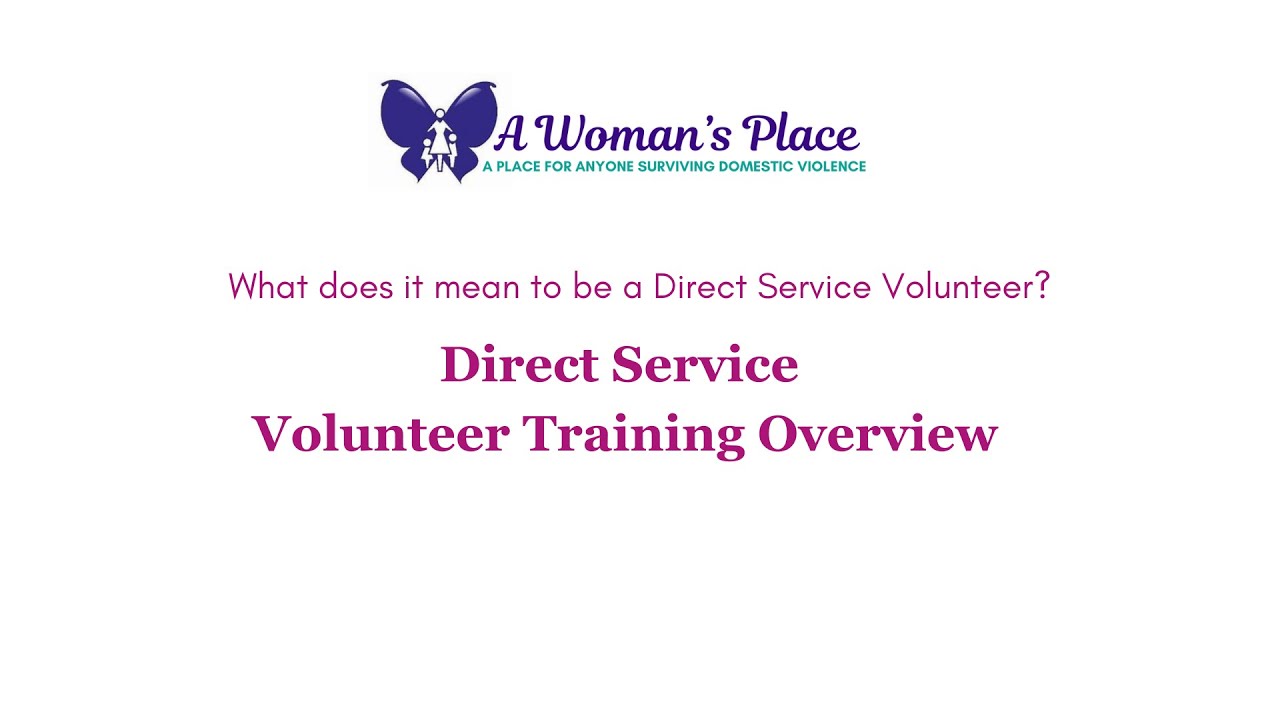 Direct Service Training Overview - YouTube