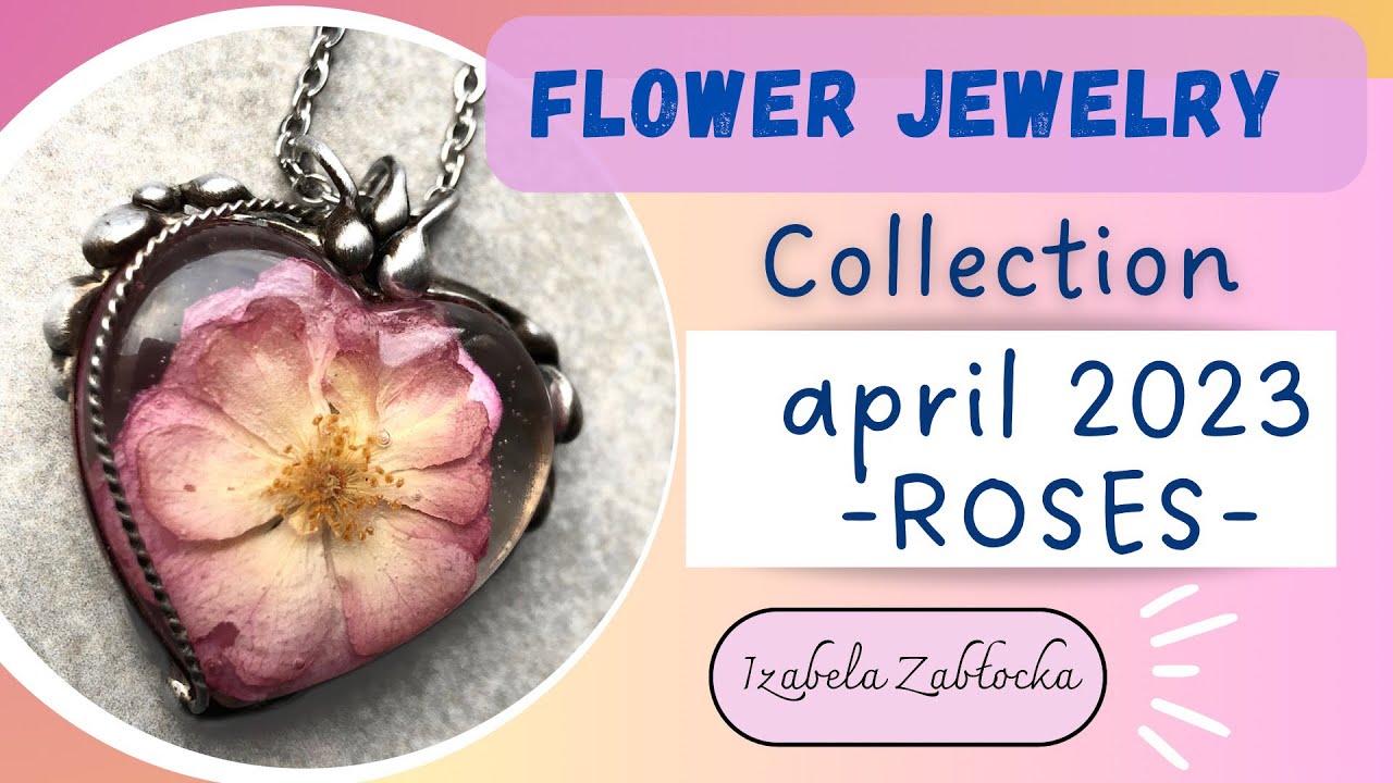 3D Roses in Resin 🌹Jewelry 💜 Flowers 🌷 Epoxy Resin 👐 Handmade Necklace ...