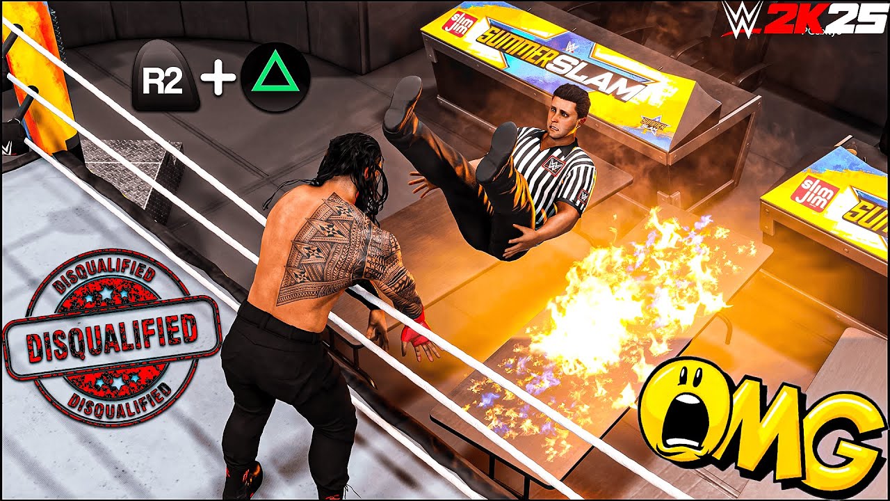 **25 HILARIOUS Ways to Get DISQUALIFIED in WWE 2K25! 🤯** - YouTube