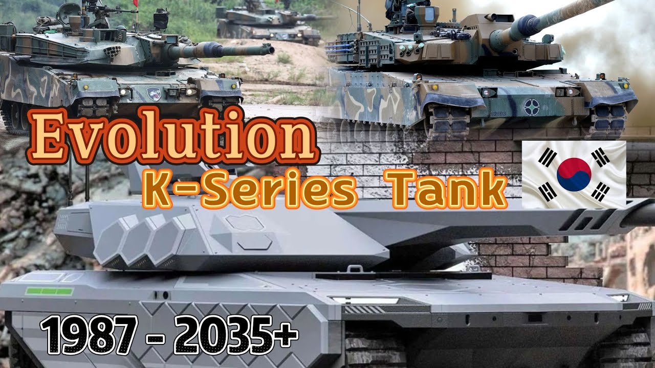 K-Series Tank Evolution 🇰🇷 From K1 to K3 — Korea’s Next-Gen Armor! # ...