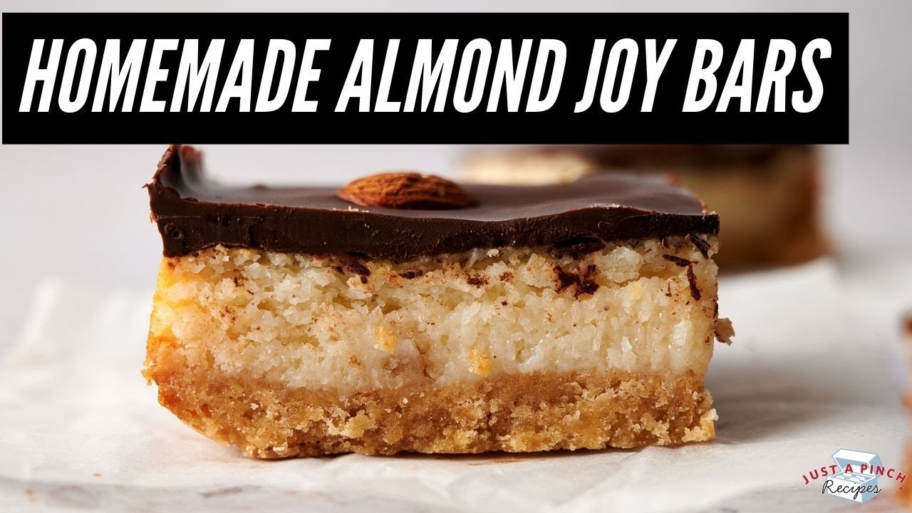 How to Make Homemade Almond Joy Bars - YouTube