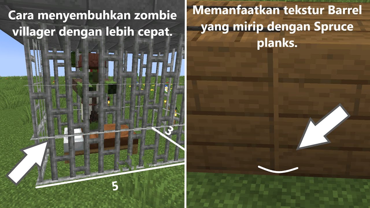 12 Kegunaan RAHASIA block-block di minecraft - YouTube