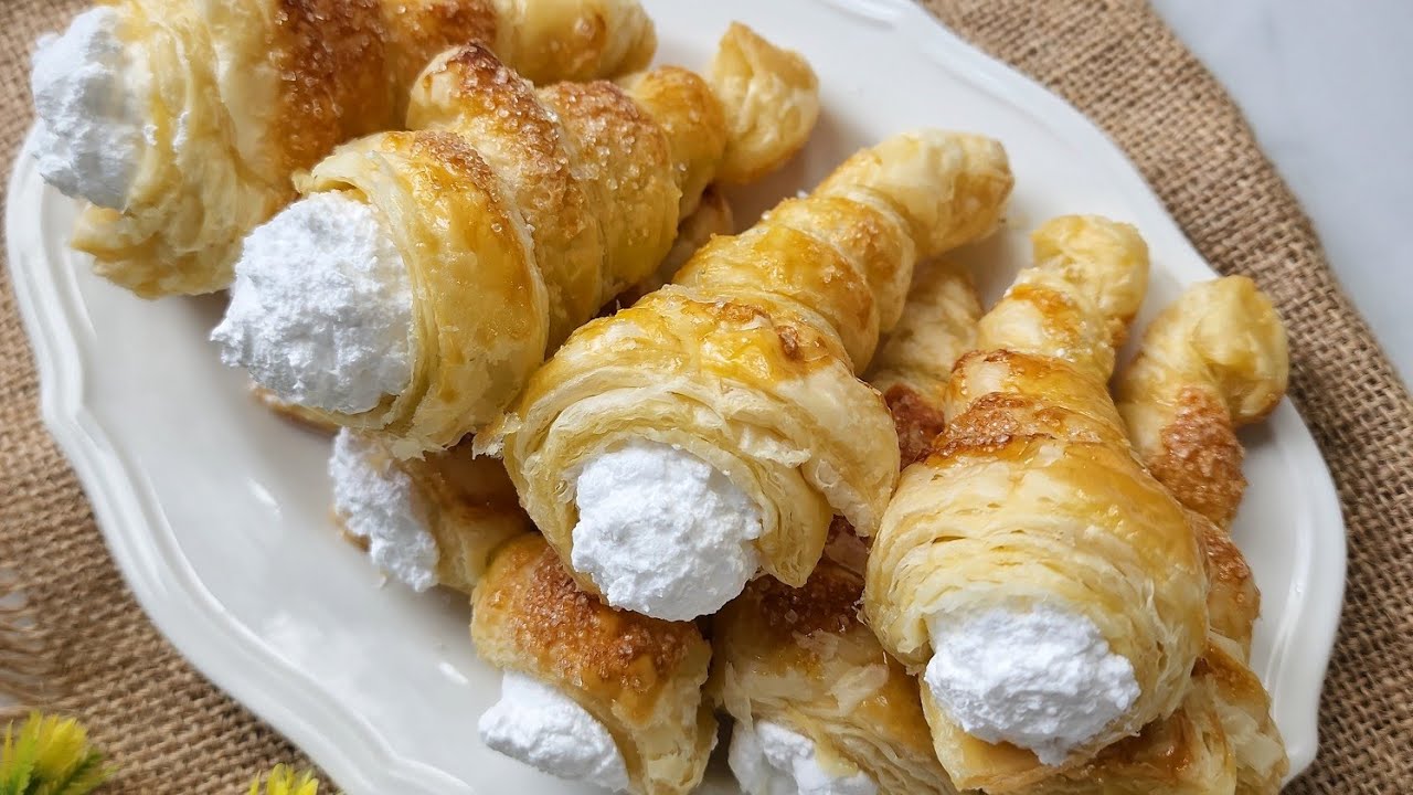 Buatnya Mudah Dan Praktis! Kue Cum Cum/Kue Puff Pastry - YouTube