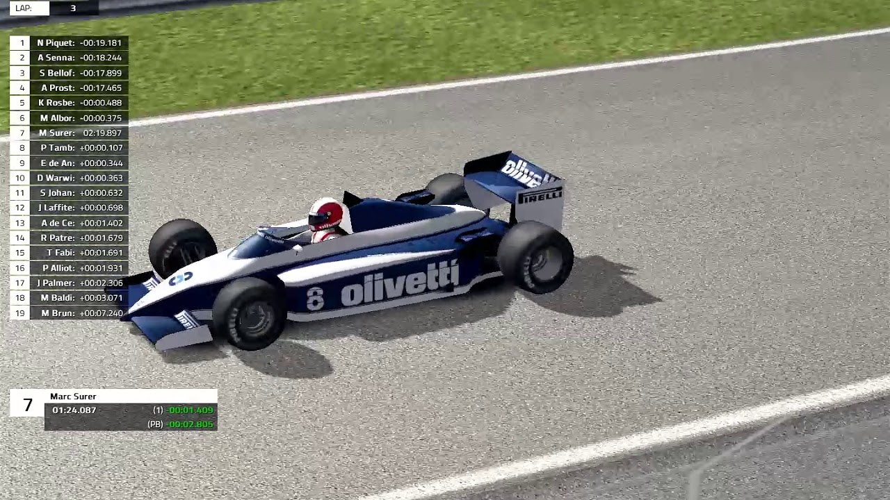 Automobilista Brabham BT54 BMW M1213 1 5 L4 t - YouTube