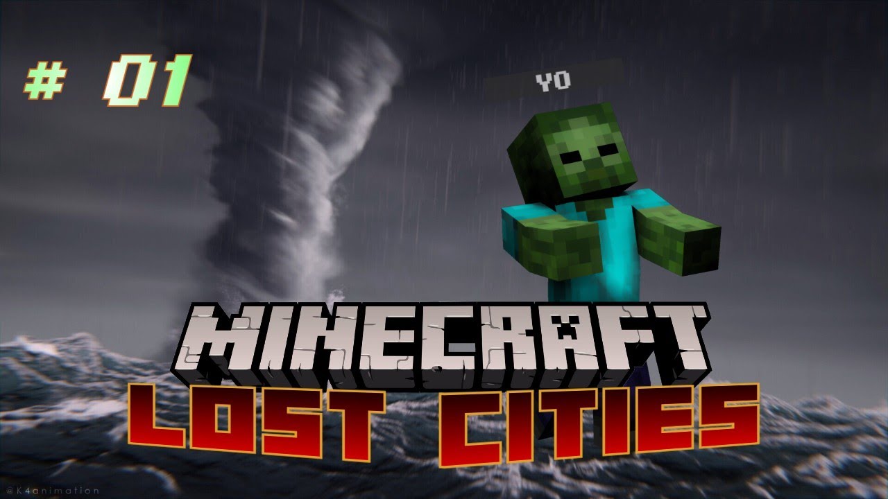 Ese zombi... SOY YO?! | Minecraft Lost Cities Ep. 01 (The Axel Show ...