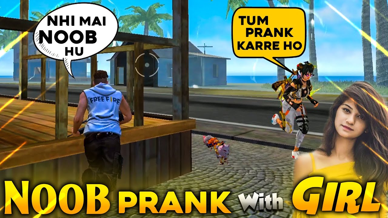 NOOB PRANK ON GIRL😂 | TRYING TO BE NOOB IN FRONT OF GIRL - YouTube