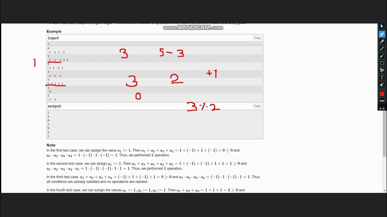 A Unit Array Codeforces Round 879 Full Solution Youtube