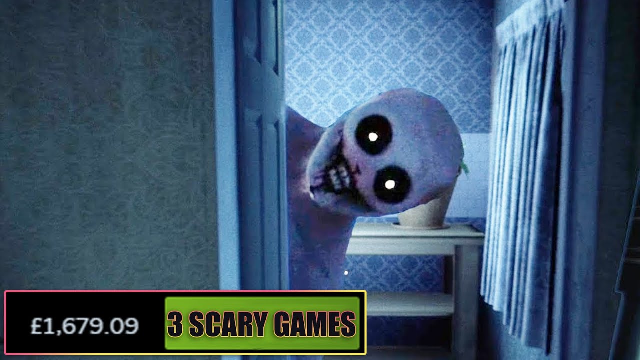 Cleaning Up A Haunted House! | 3 Scary Games - YouTube