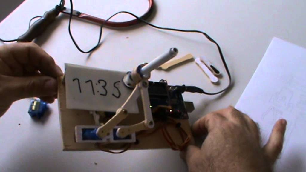 Arahal Como hacer el Plotclock arduino Ramos - YouTube