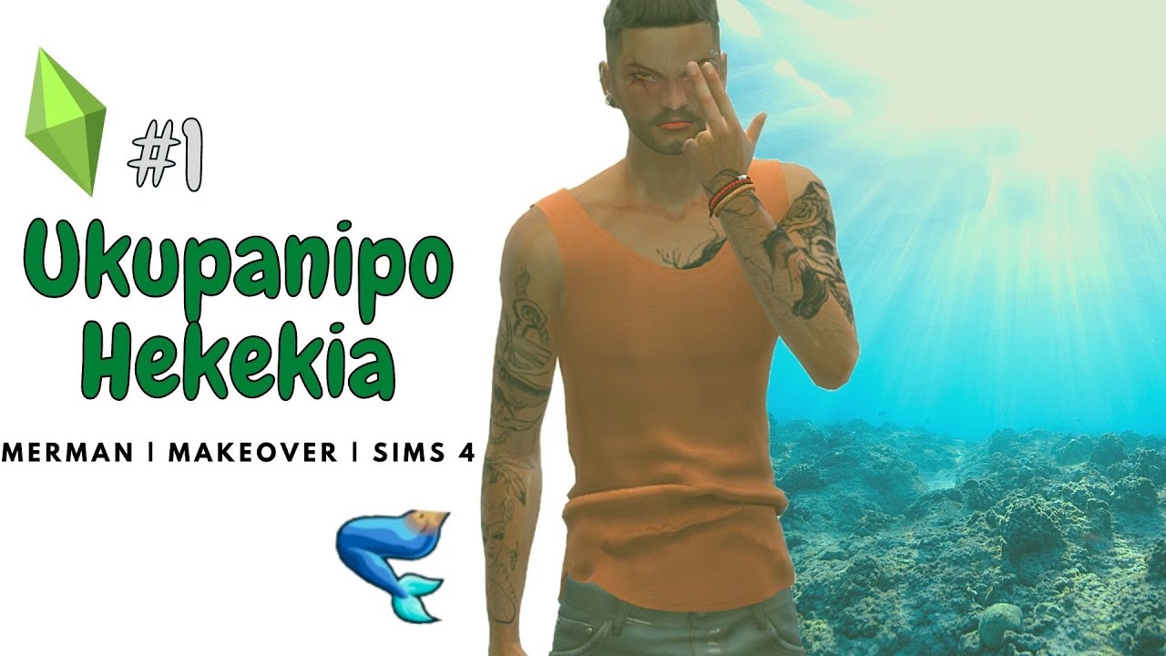 The Sims 4 Townie makeover | Русал Укапанипо Хекекия - YouTube