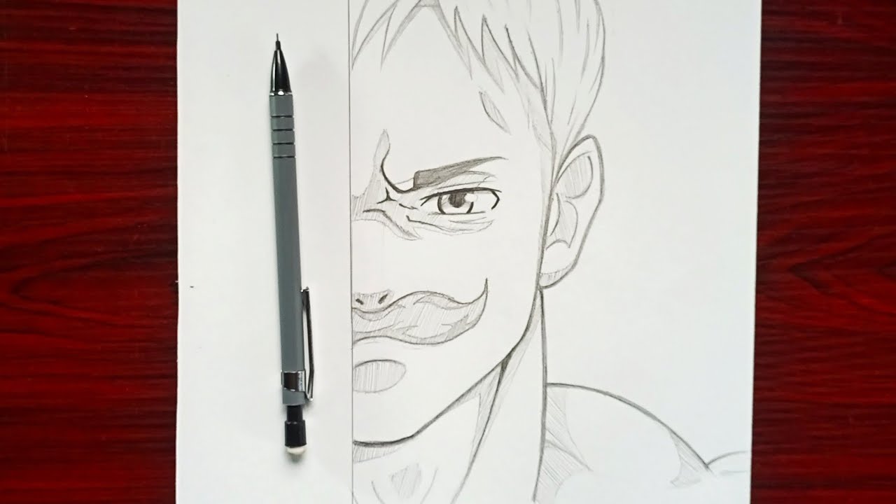 Easy Sketch | How to Draw Escanor (the lion sin of pride)from the seven ...