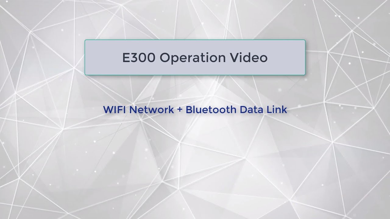 E300_Base WIFI Mode + Rover Bluetooth Data Link - YouTube