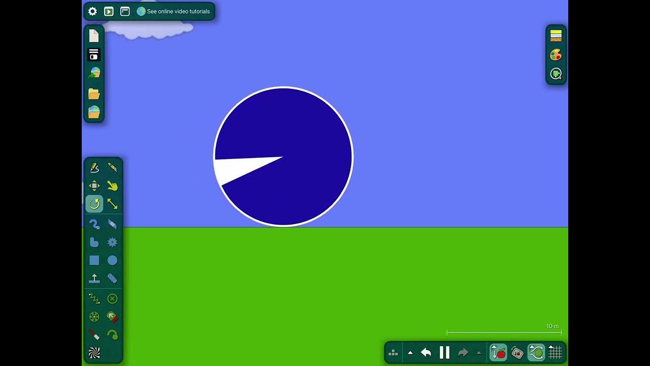 Algodoo #1: Rolling ball - YouTube