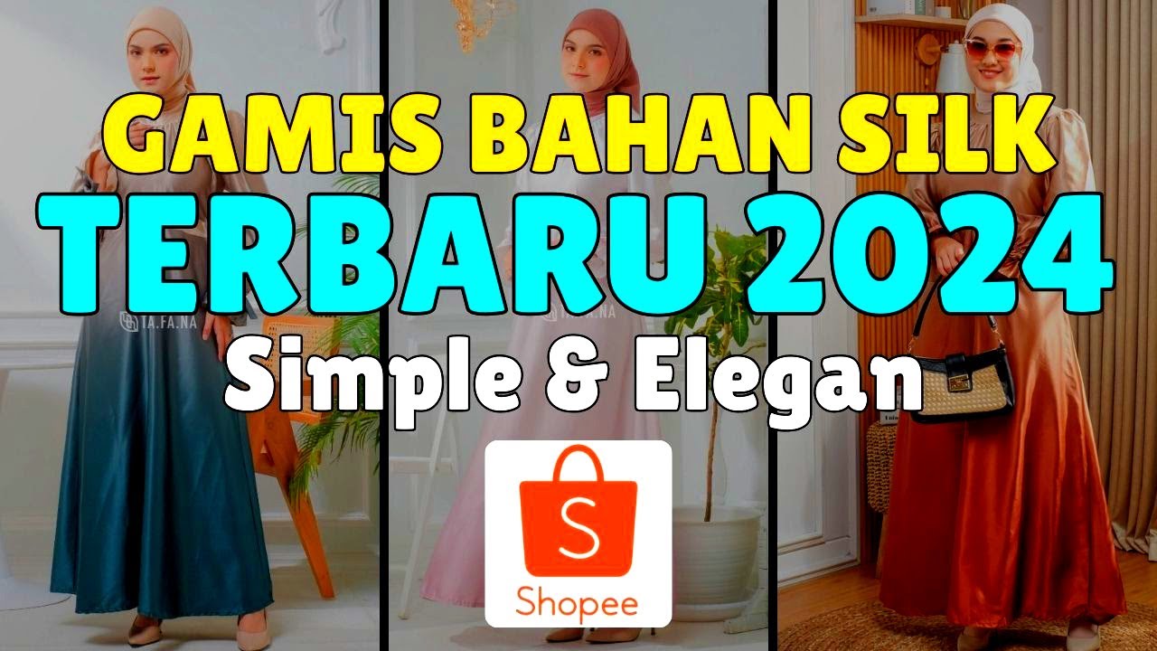 10. Gamis Bahan Silk Premium Lembut Simple & Elegan ~ Ide Gamis - YouTube