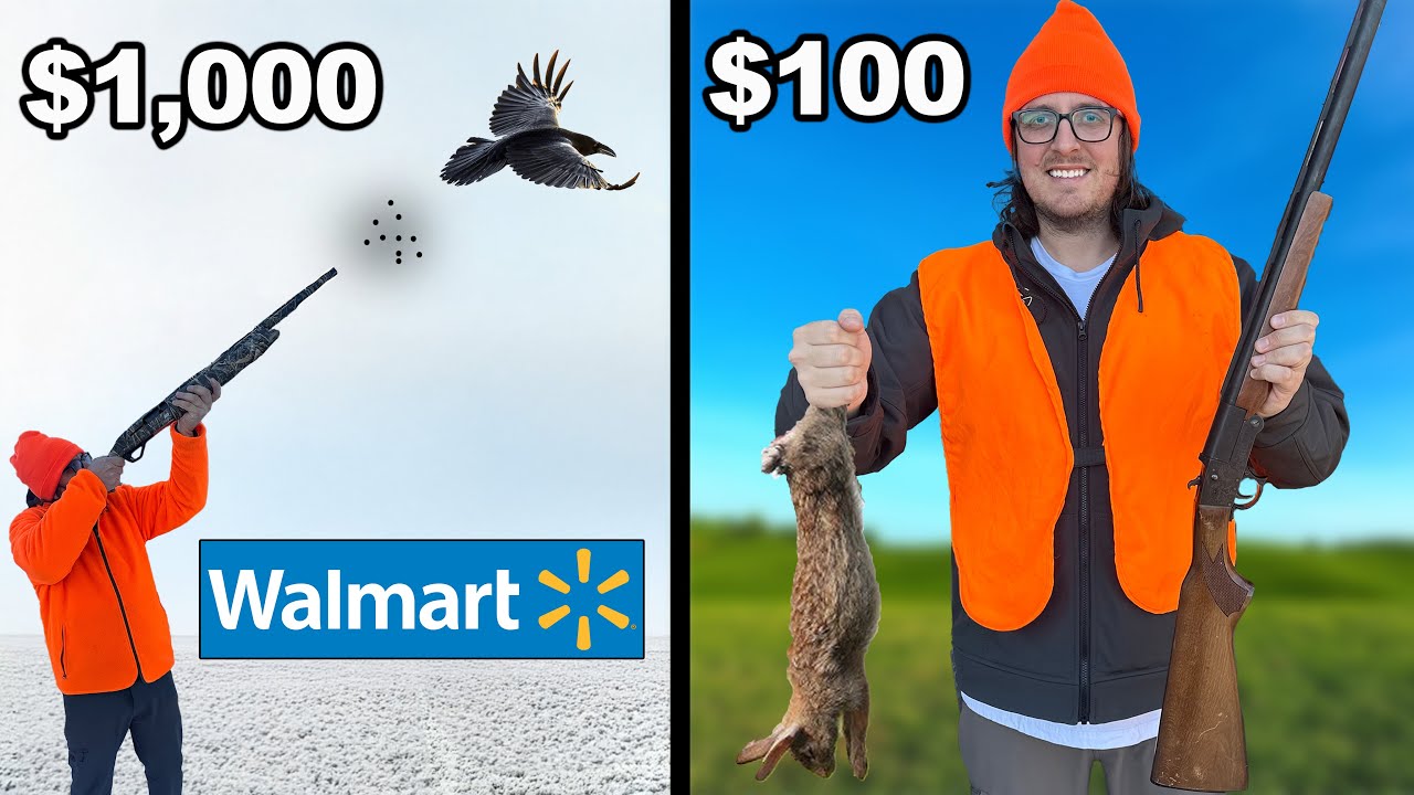 $100 vs. $1000 Walmart Hunting Challenge! - YouTube