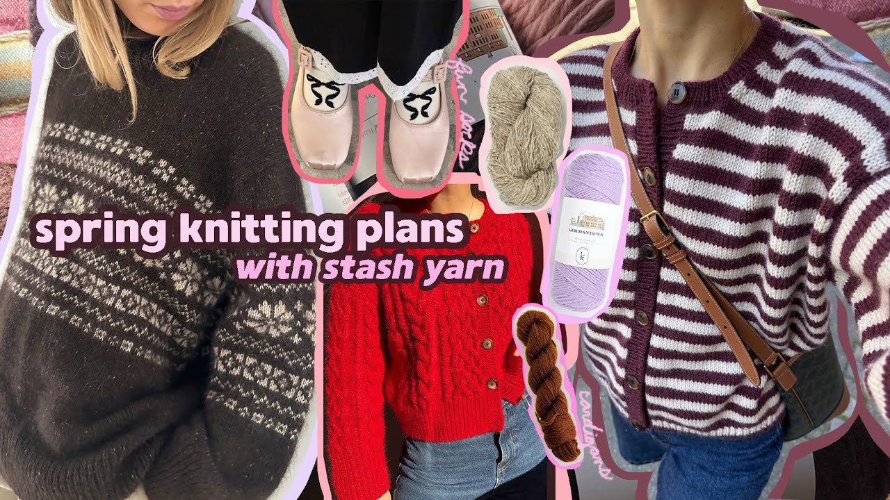 Spring Knitting Plans With Stash Yarn, Ranked | Cardigans, Colorwork ...