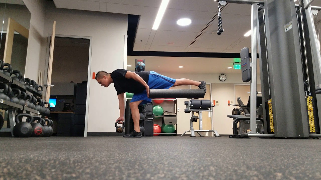 Single RDL w/ foam roller - YouTube