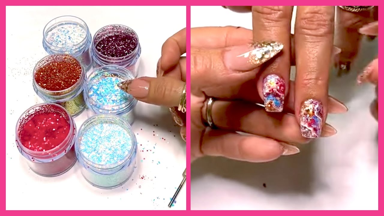 YN NAIL SCHOOL TAKEOVER - Holiday Dimensional Nails - YouTube