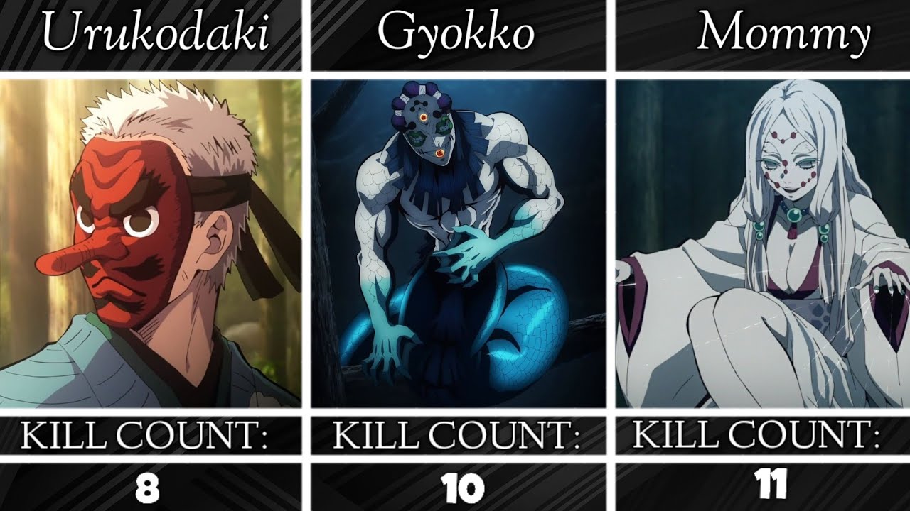 Kill count of Demon Slayer characters #anime #demonslayer #youtube ...