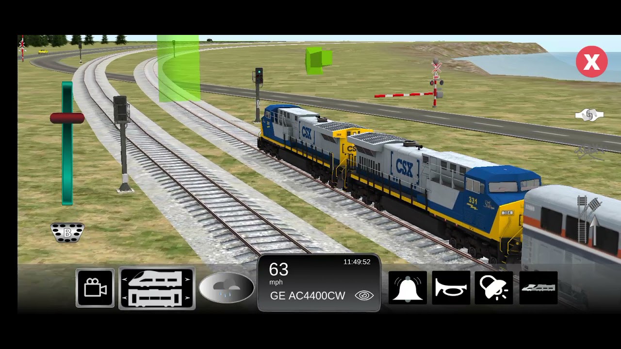 CSX 331 passenger run - YouTube