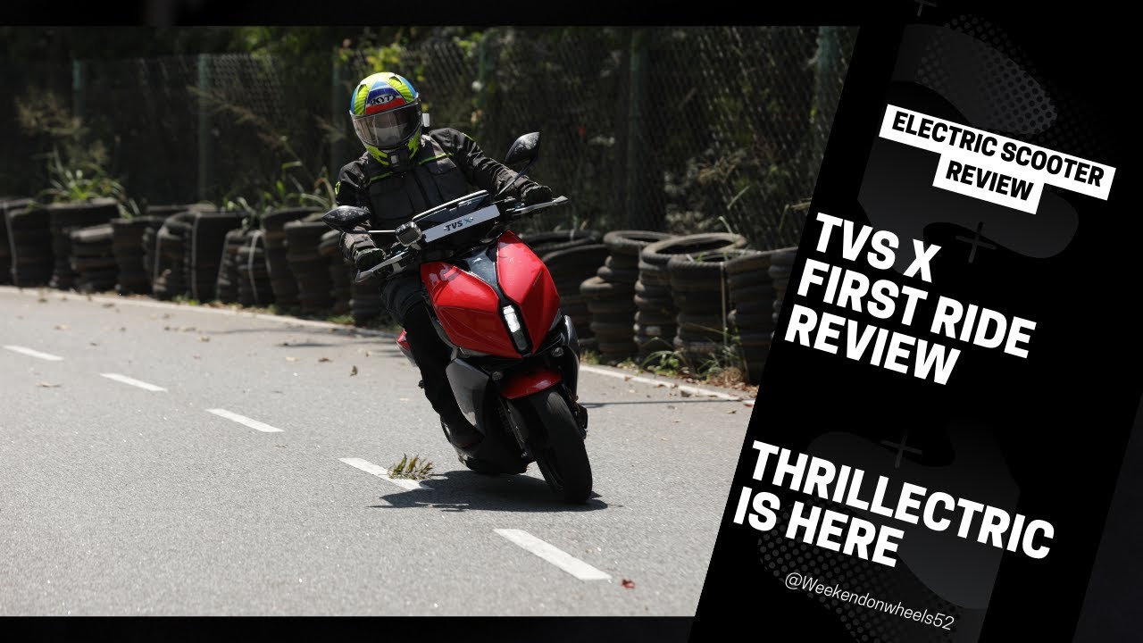 TVS X electric scooter | First ride review - YouTube