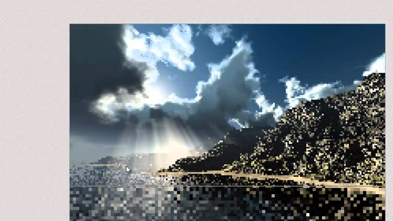 Streaming light or "God rays" effect - a 25 minute tutorial by David ...